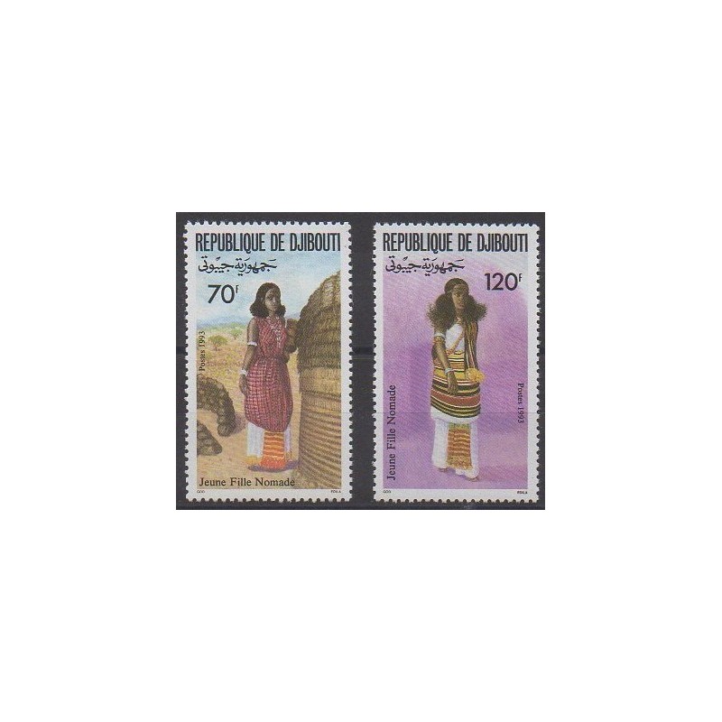 Djibouti - 1993 - No 700/701 - Costumes