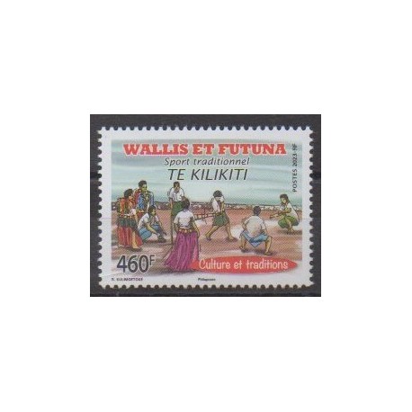 Buy this stamp of Wallis et Futuna of the year 2023 (Te Kilikiti).