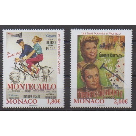 Buy this stamp of Monaco of the year 2023 (Films tournés à Monaco).
