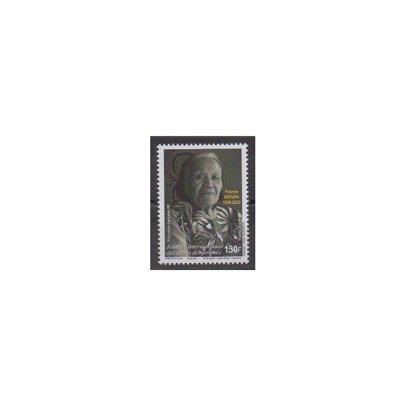 Buy this stamp of Polynesia of the year 2024 (Yvonne Katupa).