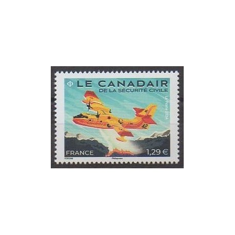 Acheter ce timbre de France de l'année 2024 (Le canadair).